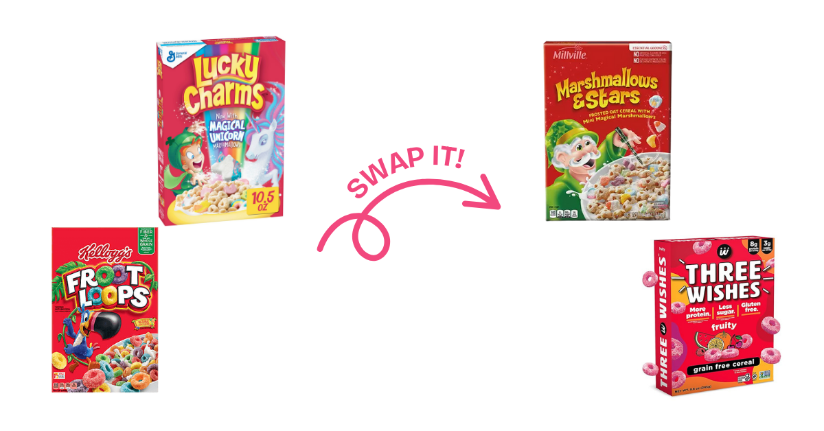 Cereal Swaps – Sprinkle & Spark